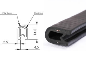 Fire-Retardant Edge Trim | EPDM Rubber Edge Trim FMVSS 302