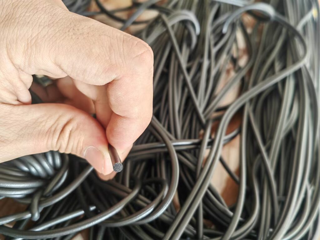 1/8" Diameter EPDM Foam Cord, Round EPDM Foam Cords China