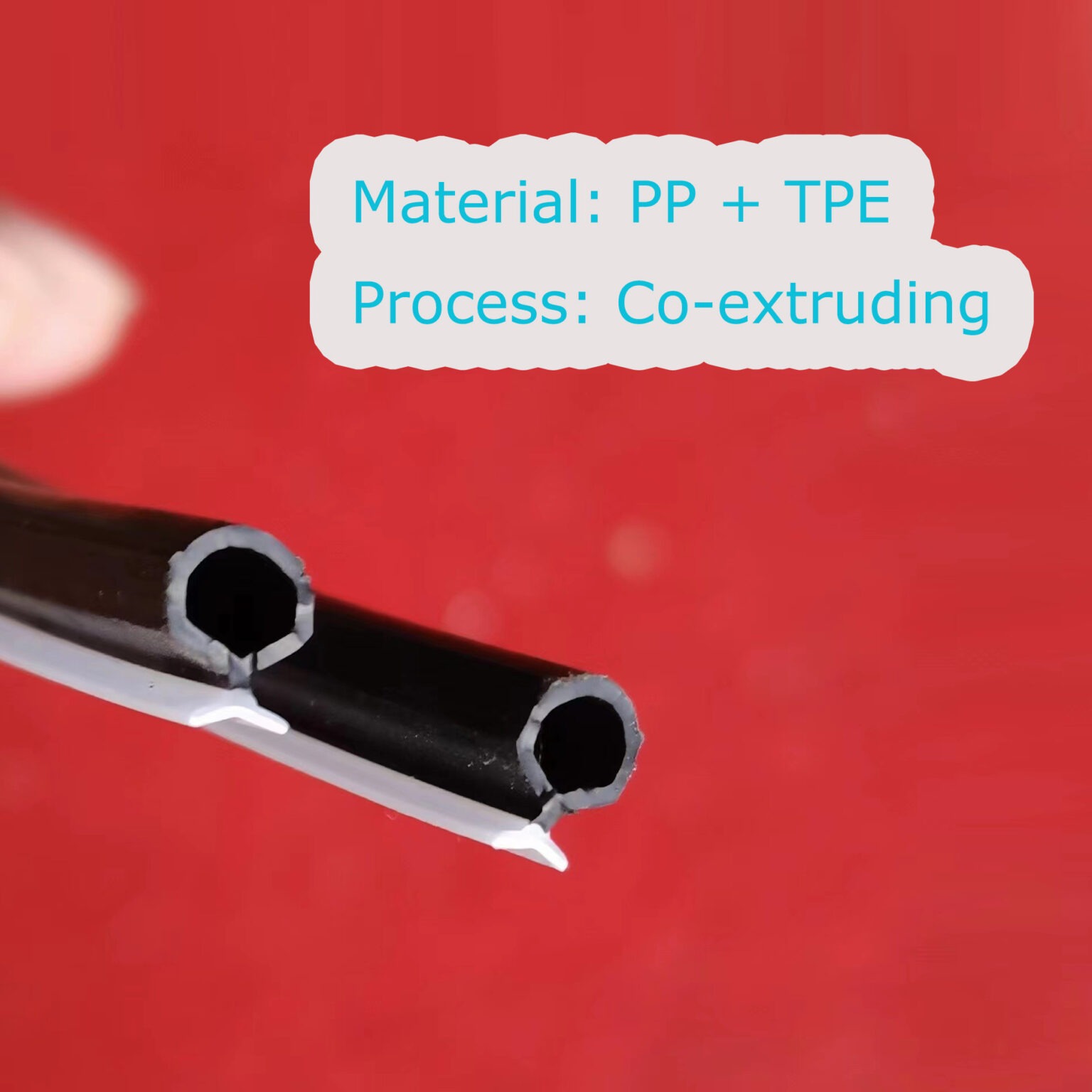 TPE & PP Co-Extrusion Profile Dual Durometer Co-Extrusion - Hebei Shida ...