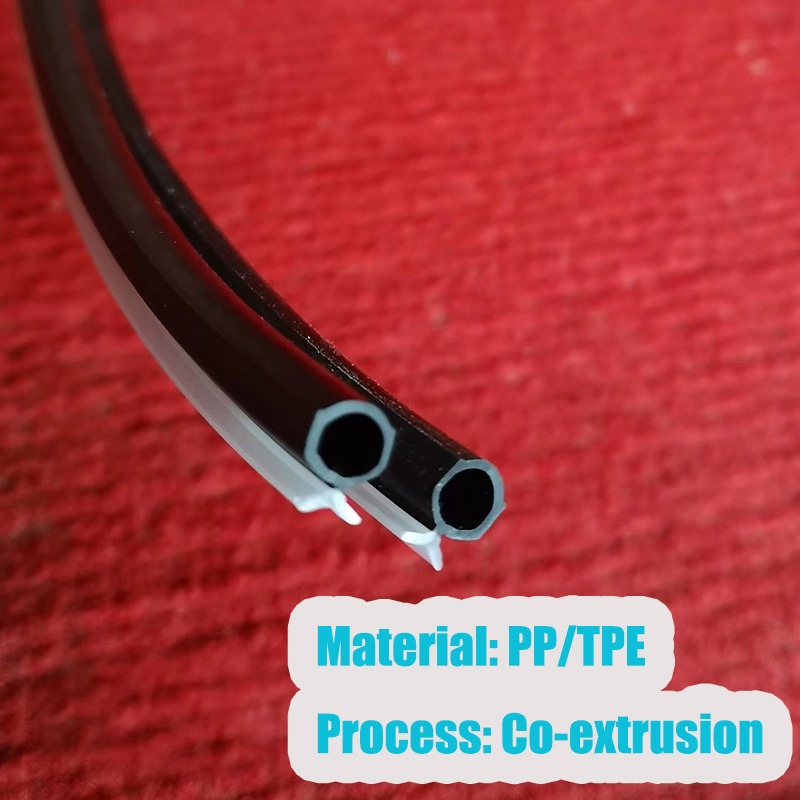 Dual Durometer Plastic Extrusions PP & TPE Door Seals - Hebei Shida ...