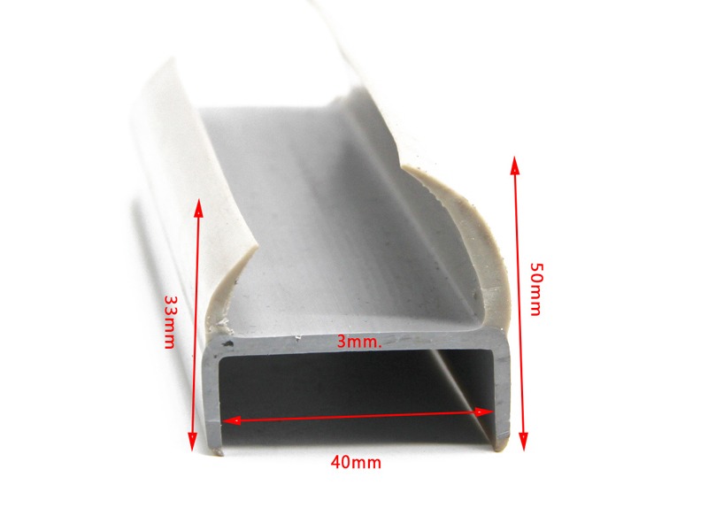 PVC Sections Durometer Door Seal Light Grey for Truck Door - Hebei ...