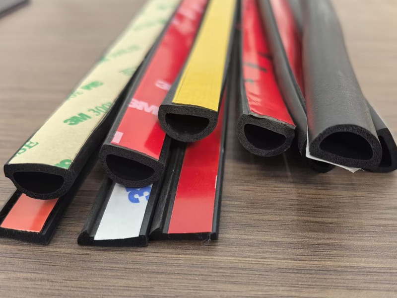 D-Section Foam Rubber Seals D-Shaped Self-Adhesive Mounting - Hebei ...